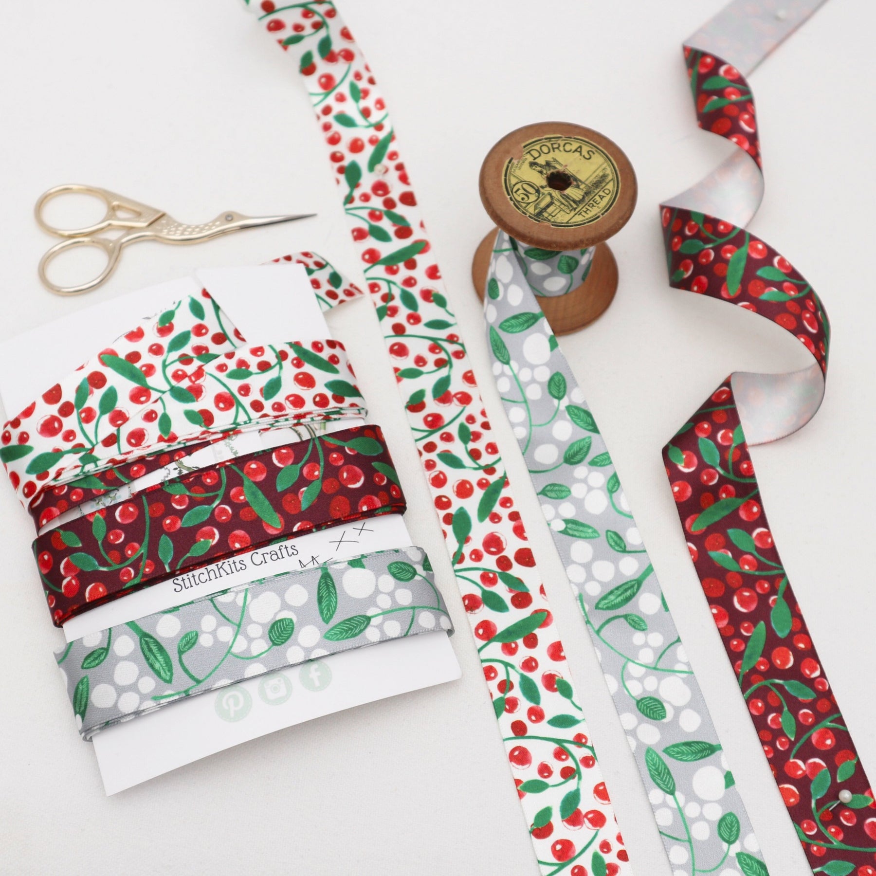 Botanical Luxury Ribbons – StitchKits Crafts