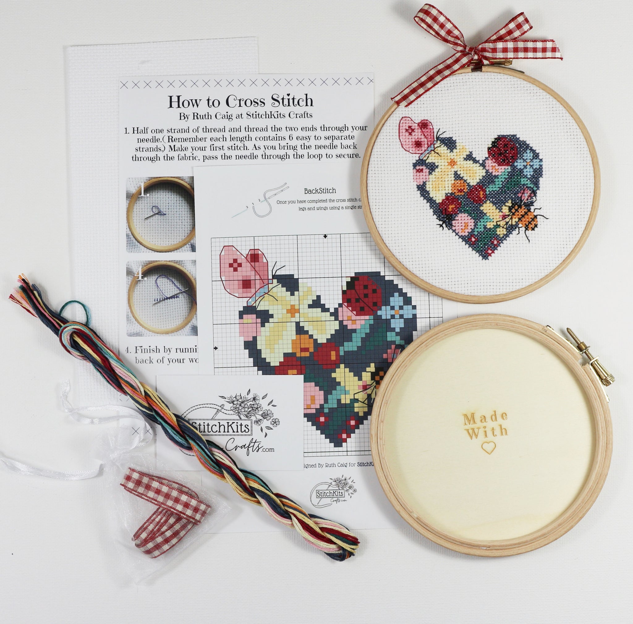 Woodland Heart, Cross Stitch Kit – StitchKits Crafts