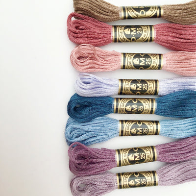 DMC Thread Collection. Antique Velvet Colour Pallet. – StitchKits Crafts